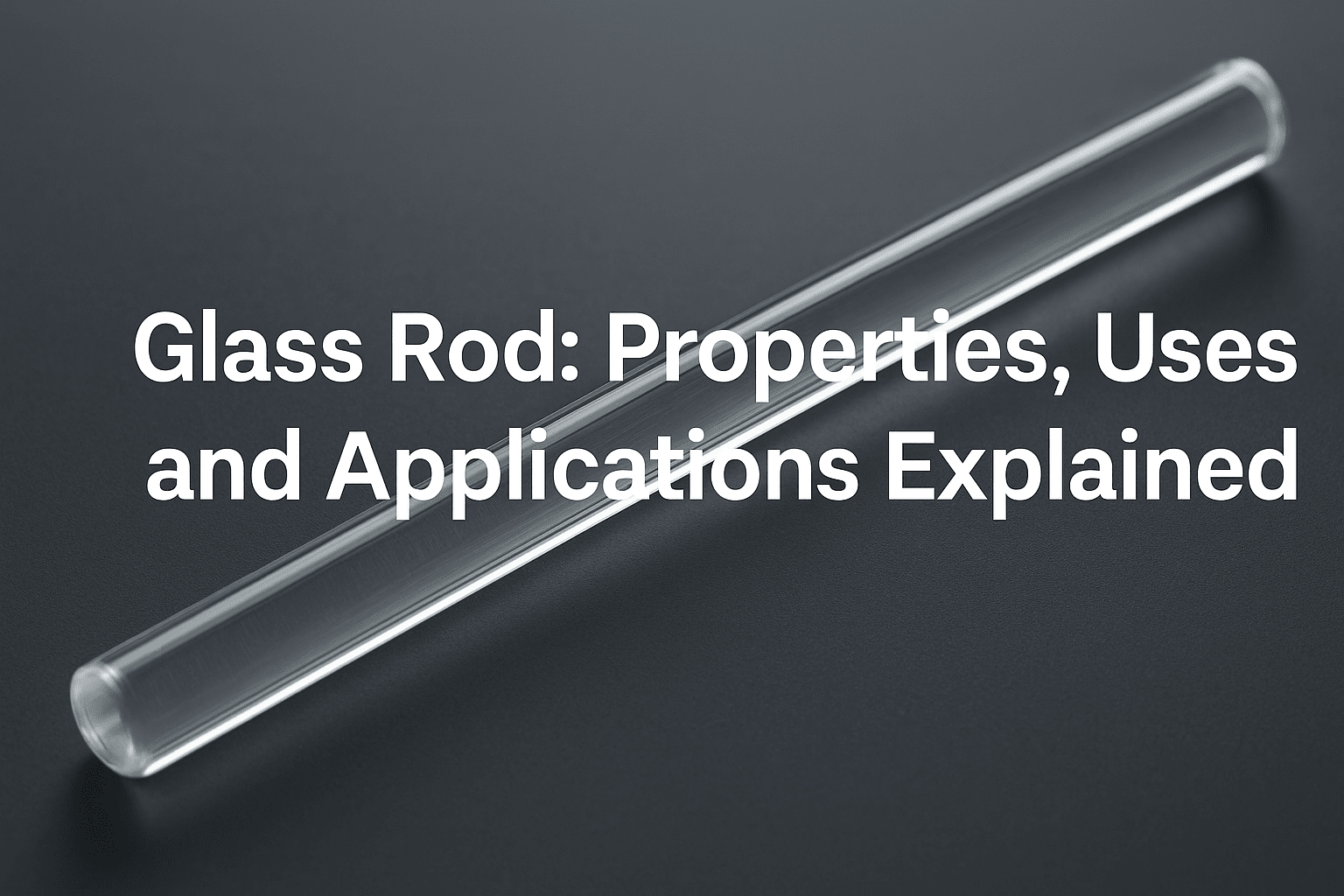 Glass Rod: Properties, Uses, and Applications