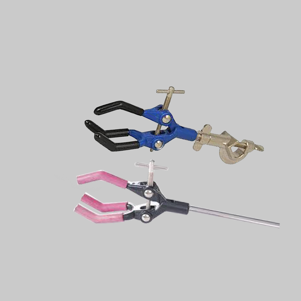 8" Long Clamps, Long & with Adjustable Bossheads Three Finger Clamps ...
